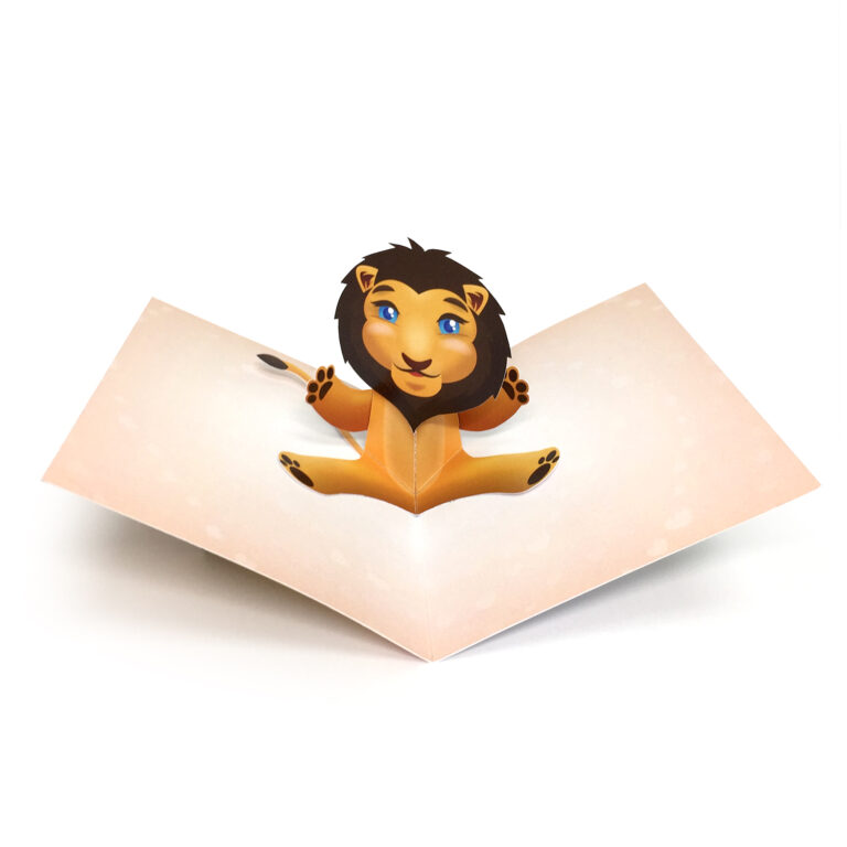 Lion Pop Up Card – Maharanees