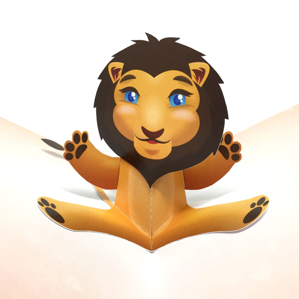 Lion Pop Up Card – Maharanees