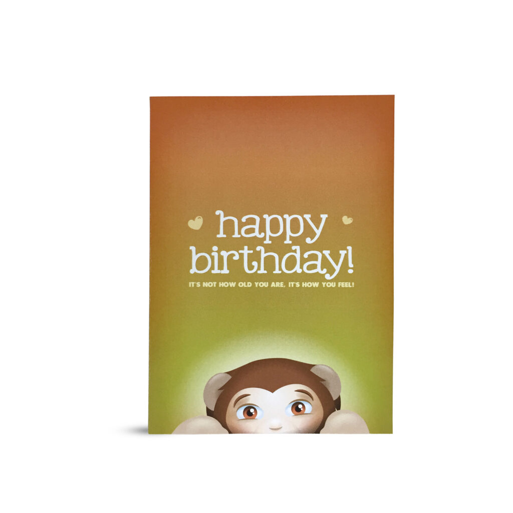 Monkey Pop Up Card – Maharanees