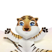 Tiger Pop Up Card – Maharanees