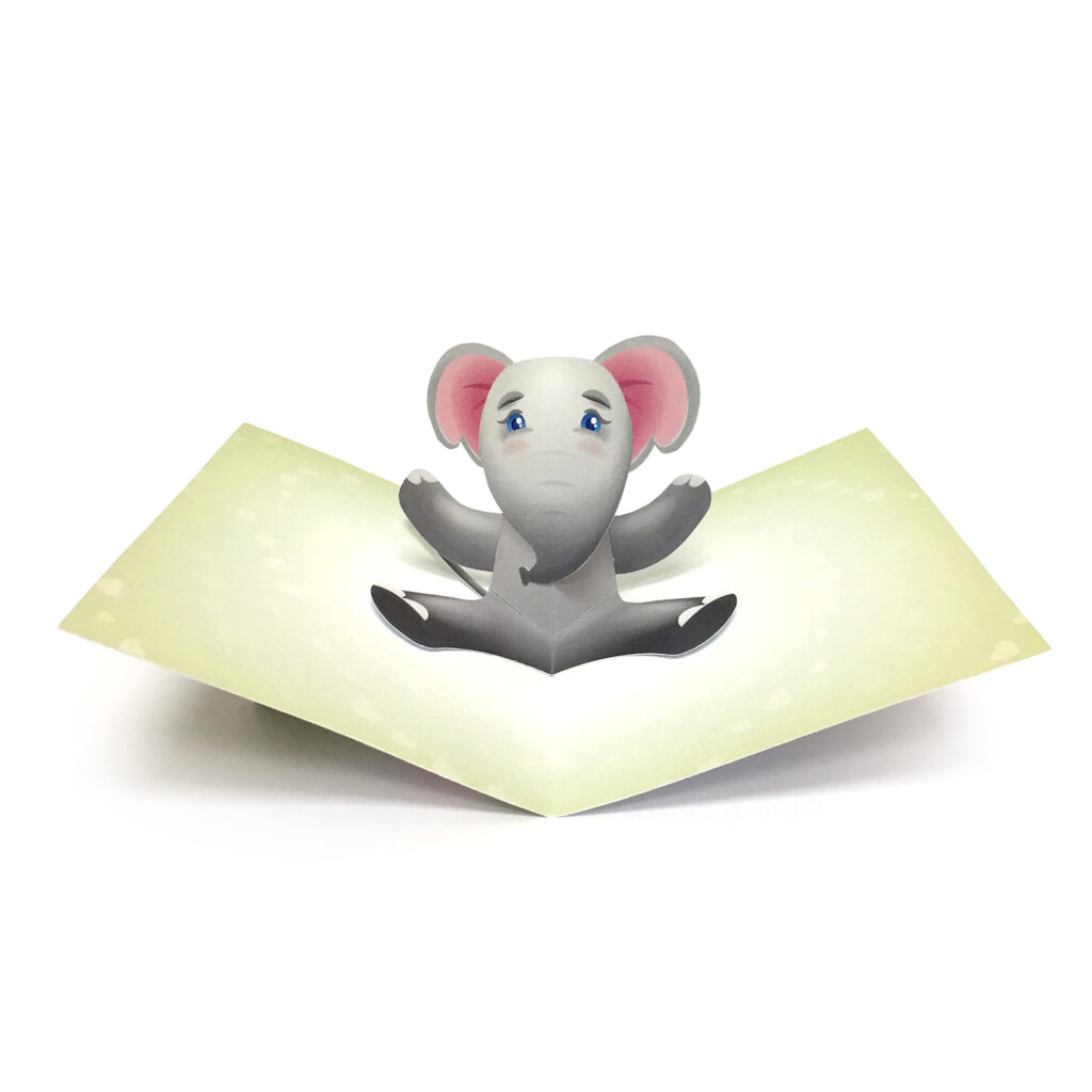 Elephant Pop Up Card – Maharanees